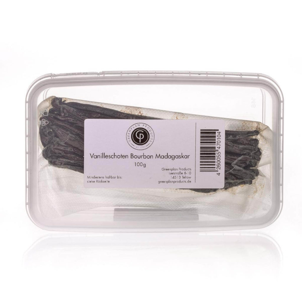 Vanilleschoten Bourbon Madagaskar Gourmet Qualität - 100 g - Greenplan ...