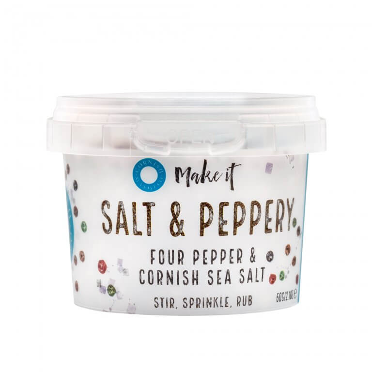 Maldon Salt Pig, ceramic container cream white incl. Maldon Sea Salt ...