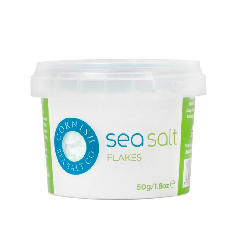 Maldon Salt Pig, ceramic container cream white incl. Maldon Sea Salt ...