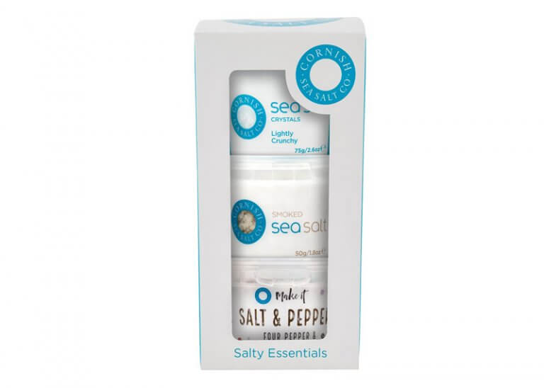 Maldon Salt Pig, ceramic container cream white incl. Maldon Sea Salt ...